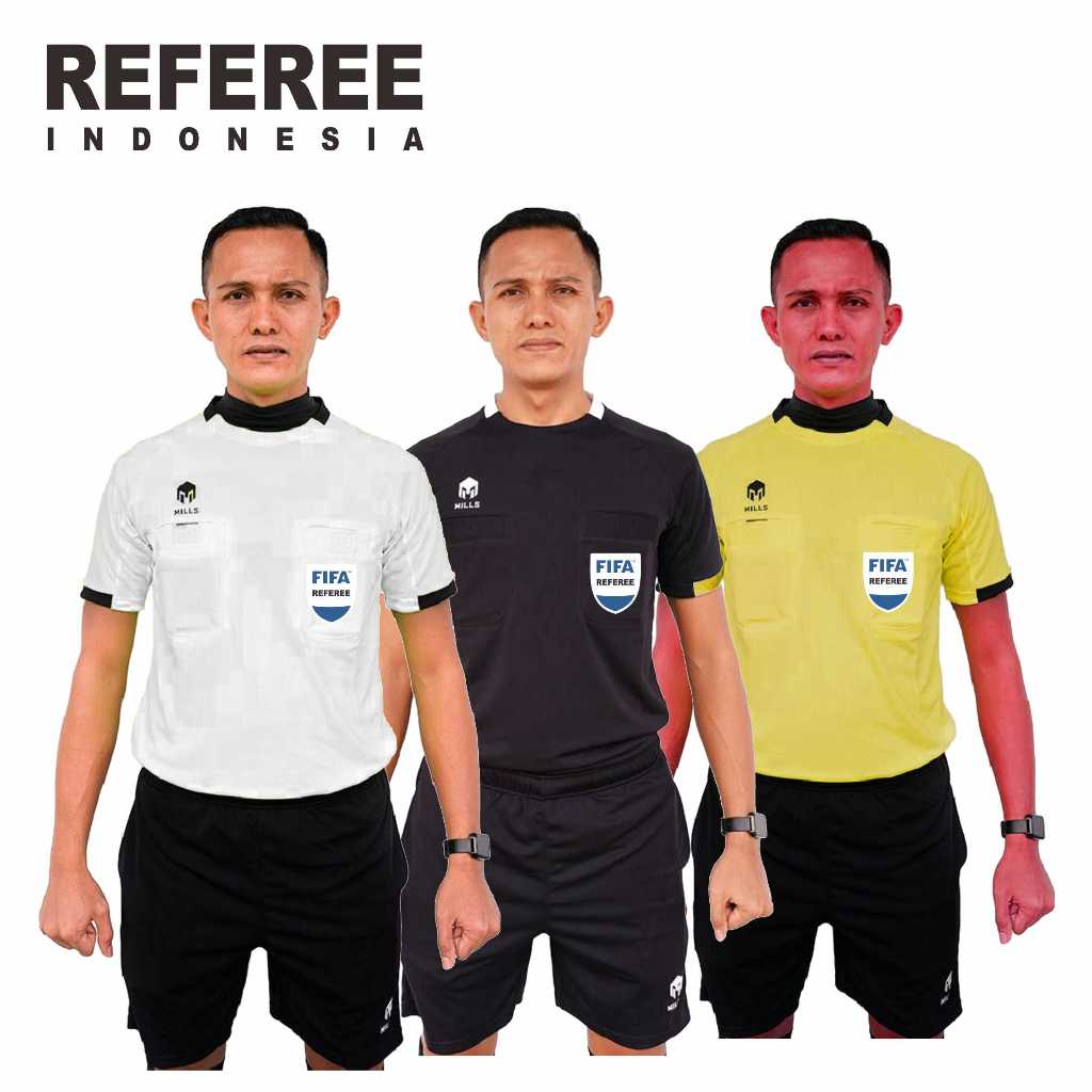 Jual BAJU WASIT MILLS LOGO FIFA REFEREE (SATUAN) | Shopee Indonesia