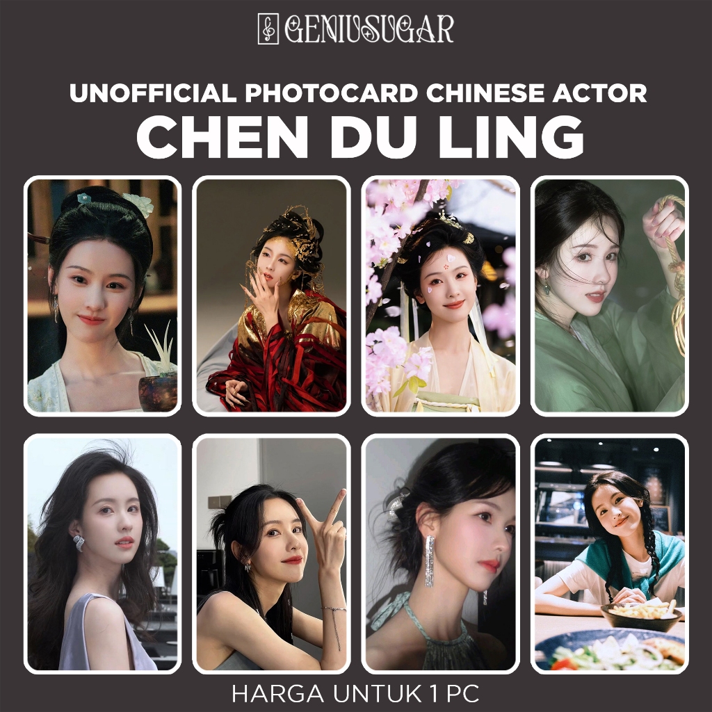Jual [CHINESE ACTOR] PHOTOCARD CHEN DU LING FANMADE | Shopee Indonesia