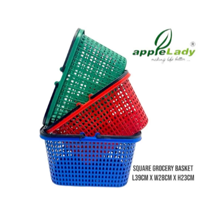 Jual APPLELADY APPLE LADY SHOPPING BASKET JT4745/B/KERANJANG PASAR ...