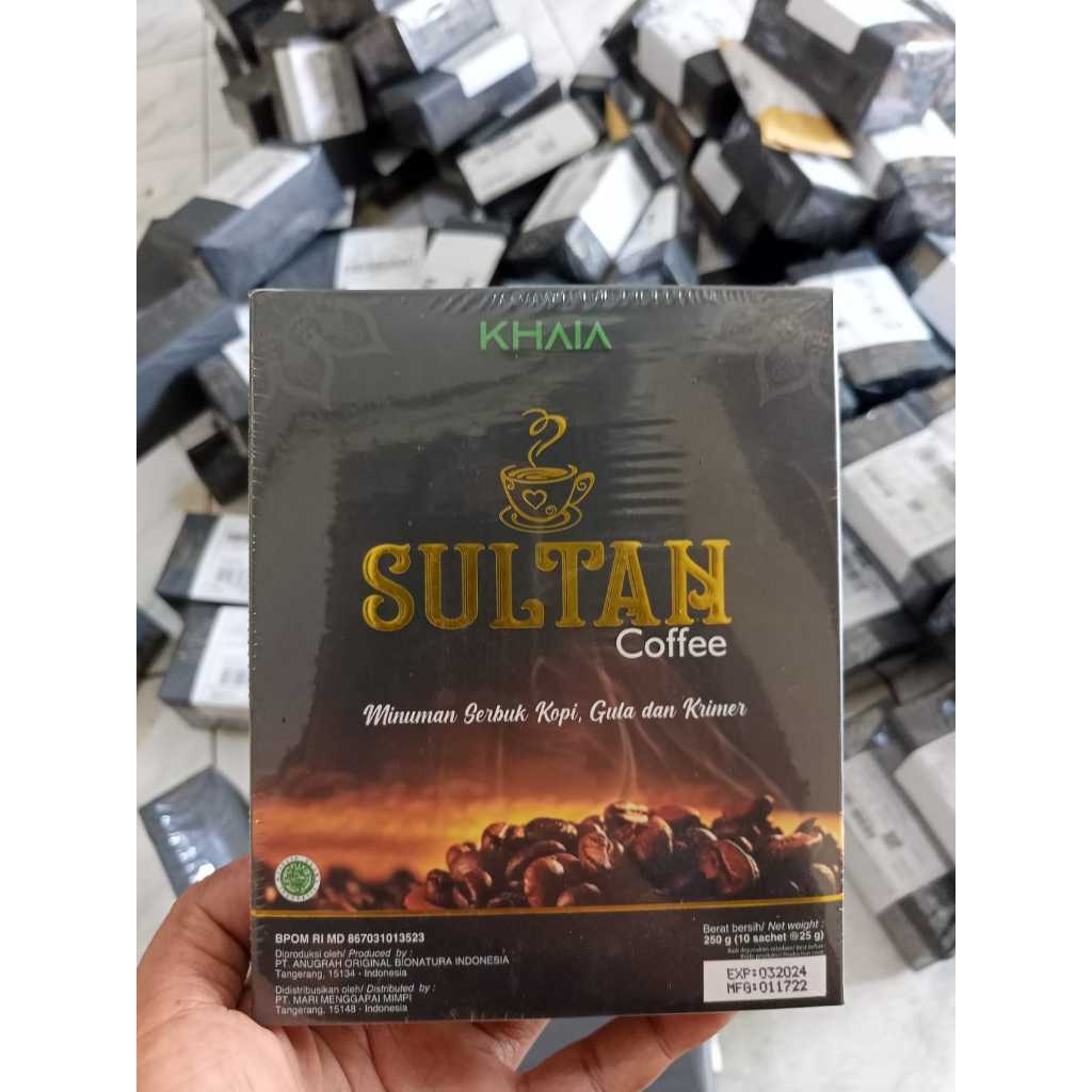 Jual Khaia Sultan Coffee Official Kopi Sultan Coffee Stamina Pria Original Ginseng KOPI SULTAN ...