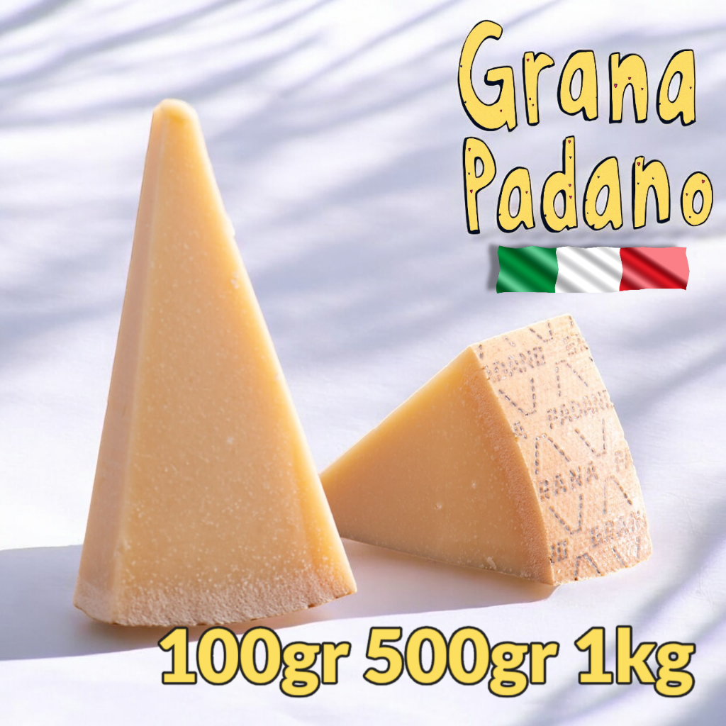 Jual Italian Grana Padano PDO Cheese Imported Authentic from Italy Keju ...