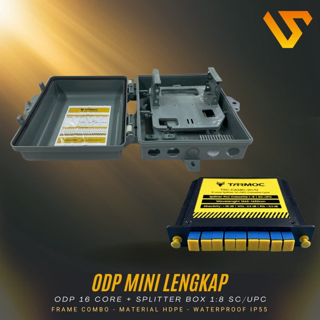 Jual Tarmoc ODP 8 Core Lengkap Splitter 1:8 | ODP Mini 8Core Lengkap ...