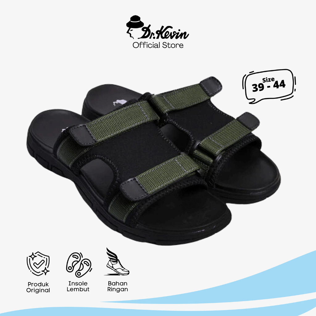 Jual Dr. Kevin Sandal Selop Pria Sport 871-063 | Shopee Indonesia