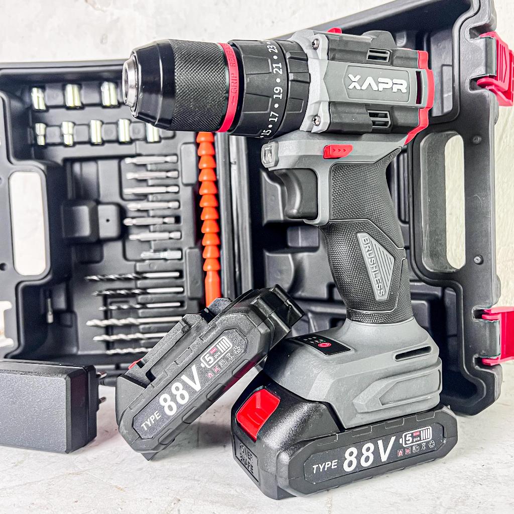 Jual APR JAPAN Bor Impact Drill BRUSHLESS AP34+ 13mm keyless auto lock ...