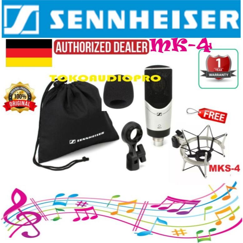 Jual Sennheiser MK 4 studio set microphone condensor studio MK4 ...