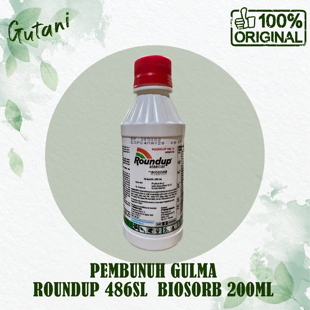 Jual Roundup Biosorb 486SL (200mL) ; Pembasmi Gulma Sistematik Hingga ...
