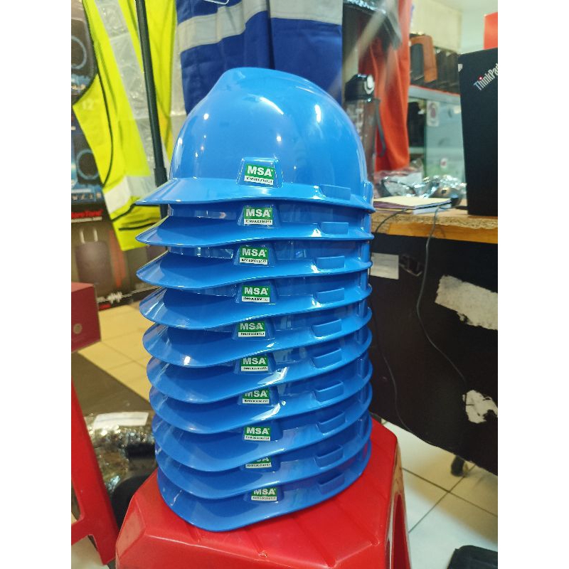 Jual Helm MSA Lokal Fastrack / Safety Helmet Proyek Warna Biru ...