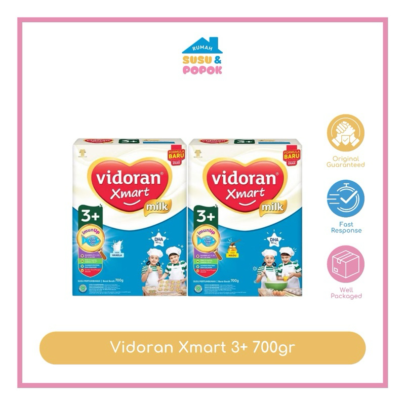 Jual Vidoran Xmart Milk 3+ 3-5 Tahun 700gr | Shopee Indonesia