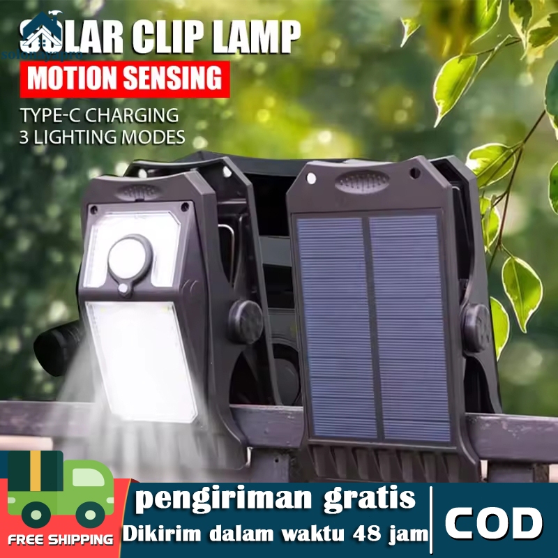 Jual YD-18 Lampu Klip Surya Lampu Sensor Tubuh Tahan Air Portabel Luar ...