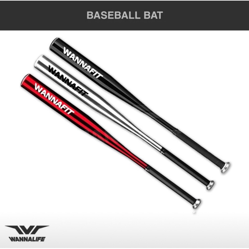 Jual BASEBALL BAT 30 inch 76 cm WANNAFIT || allumunium alloy bat ...