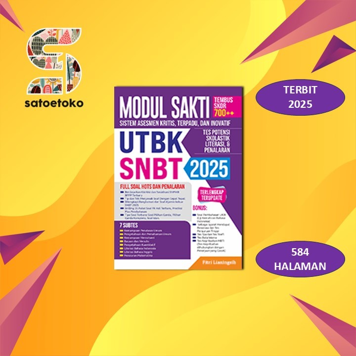 Jual Modul Sakti Sistem Asesmen Kritis, Terpadu, Inovatif UTBK SNBT ...