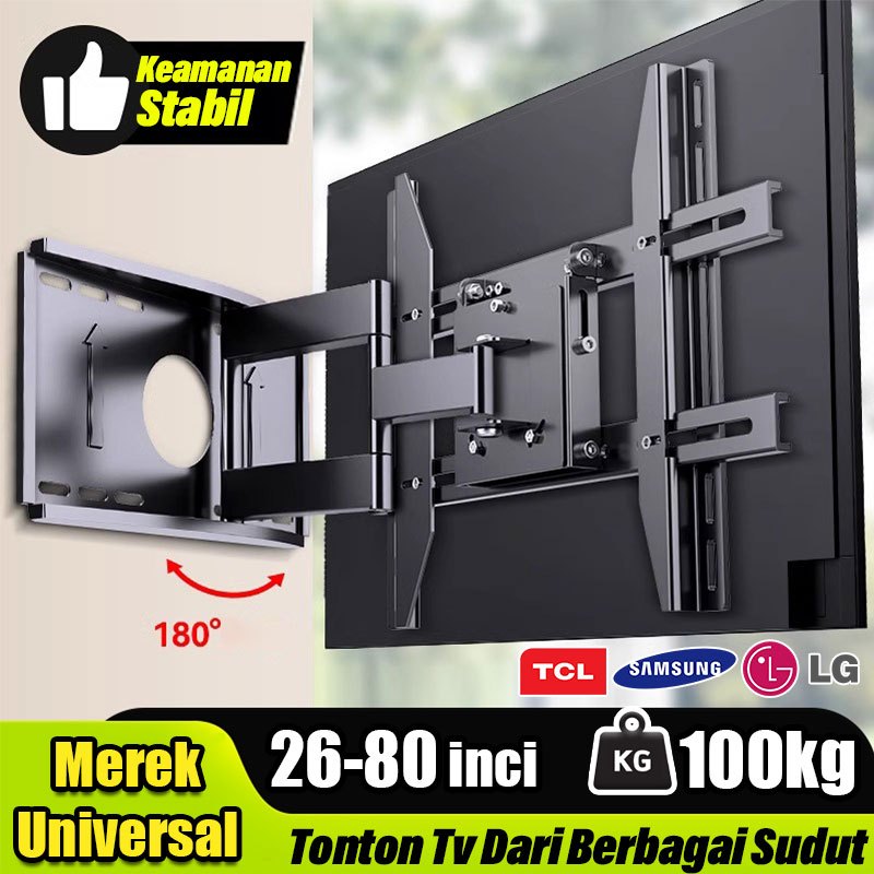 Jual Bracket TV LED LCD 32 40 43 24 21 29 17 14 Inch Dijamin Cocok 14 ...