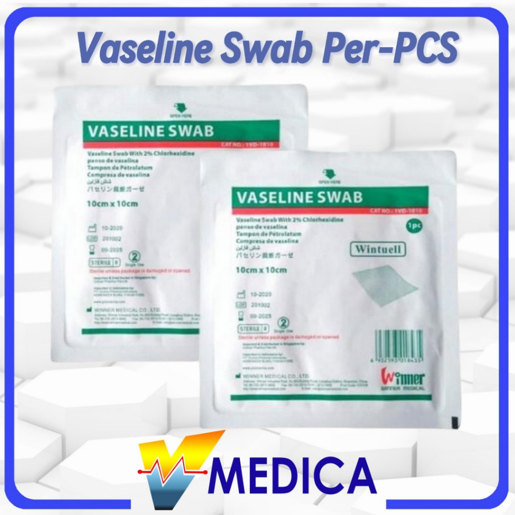 Jual Vaselin Swab 10x10cm / Perban Jaring / Kasa Pembalut Luka - per ...