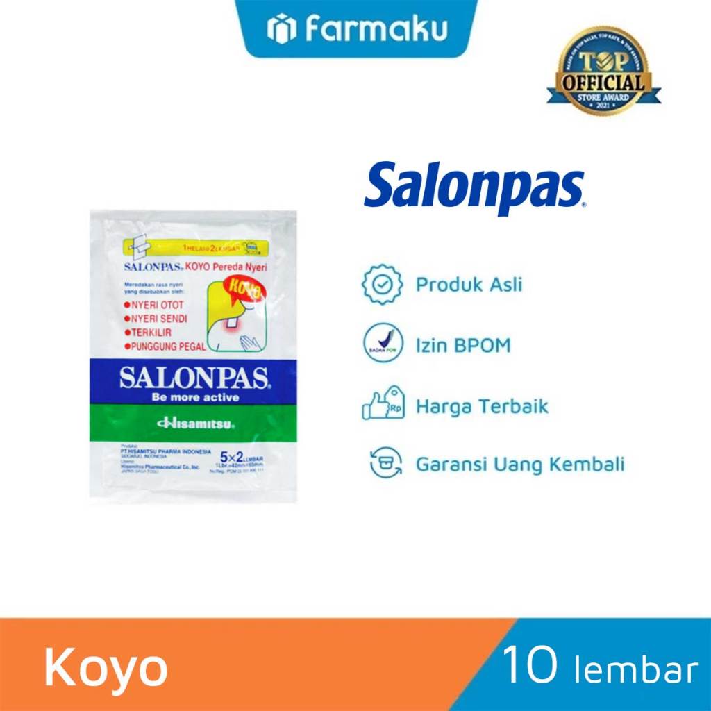 Jual Salonpas Super Koyo Sachet 10 Lembar | Shopee Indonesia