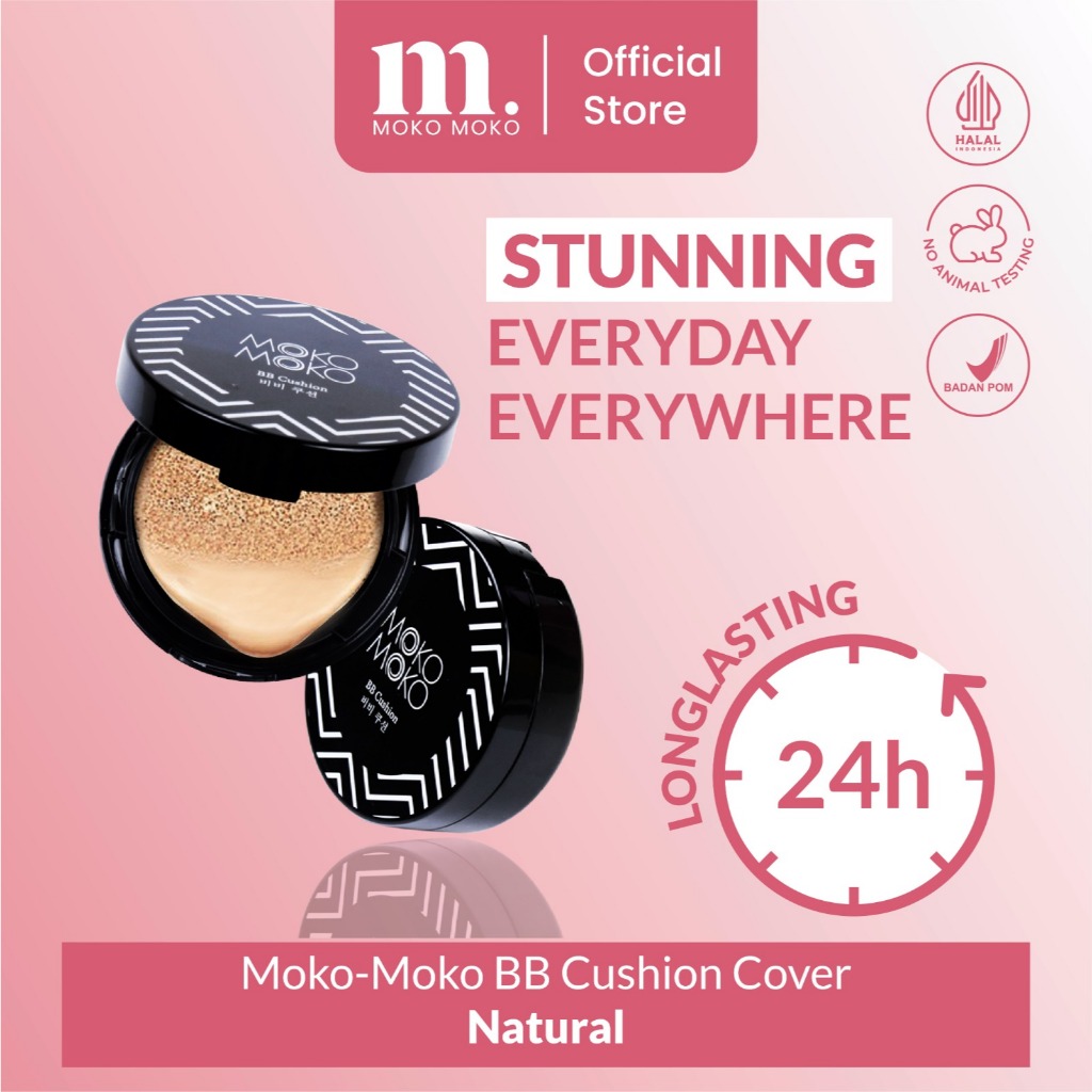 Jual Moko-Moko BB Cushion - Cover Natural | Shopee Indonesia