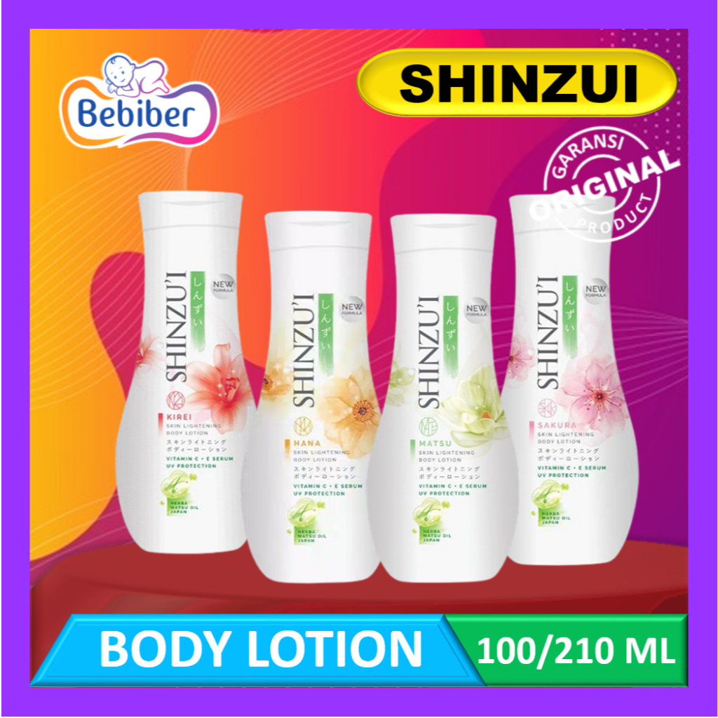 Jual Shinzu'i Skin Lightening Body Lotion 100ml & 210ml - Shinzui ...