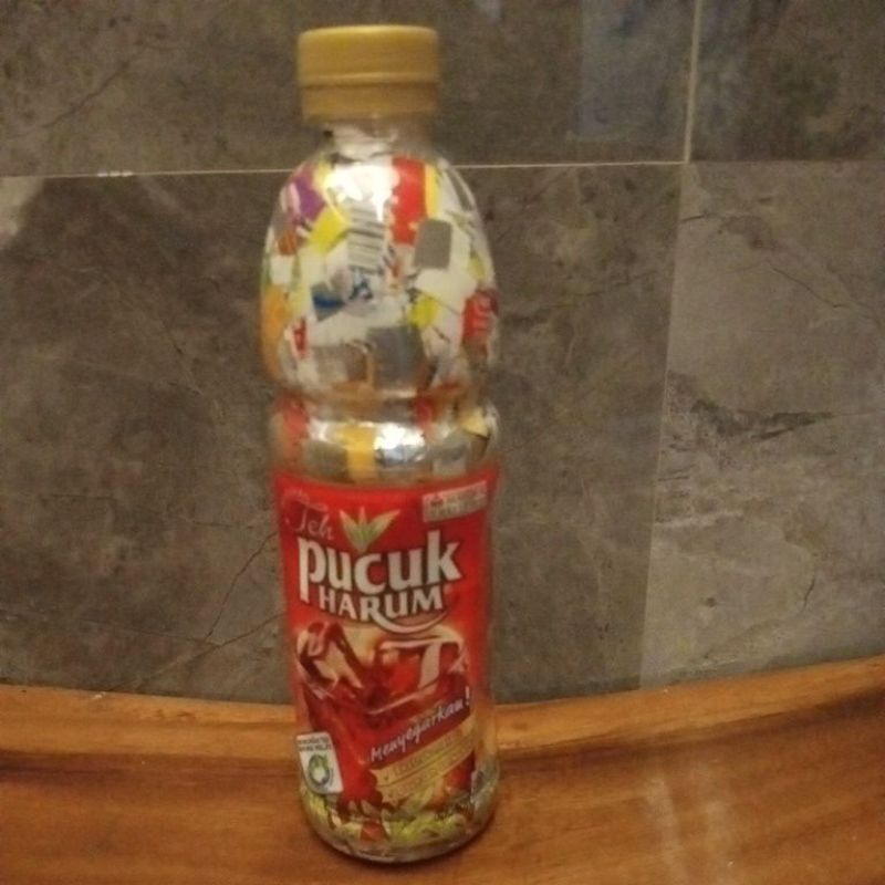 Jual Ecobrick Ekobrik Ecobrick Ekobrick Ecobrik Botol Teh Pucuk 350 ml ...