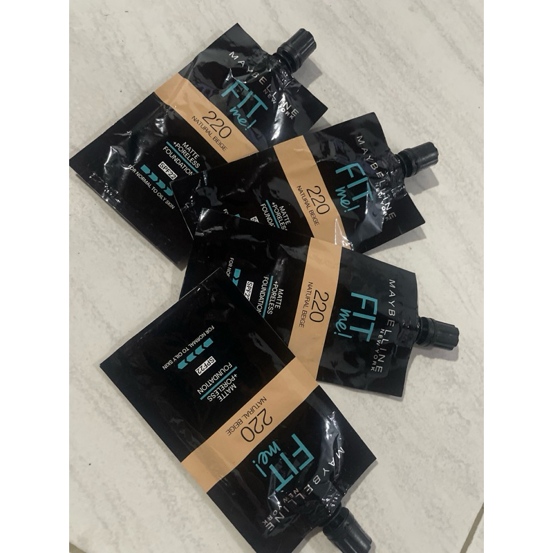 Jual Maybelline FitMe Fondation Sachet | Shopee Indonesia