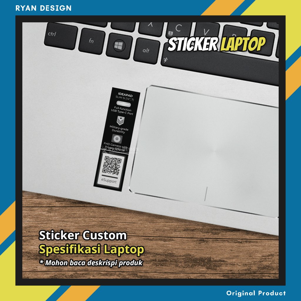 Jual Stiker Logo Laptop Lenovo Ideapad Slim 5i Stiker Spesifikasi Fitur ...
