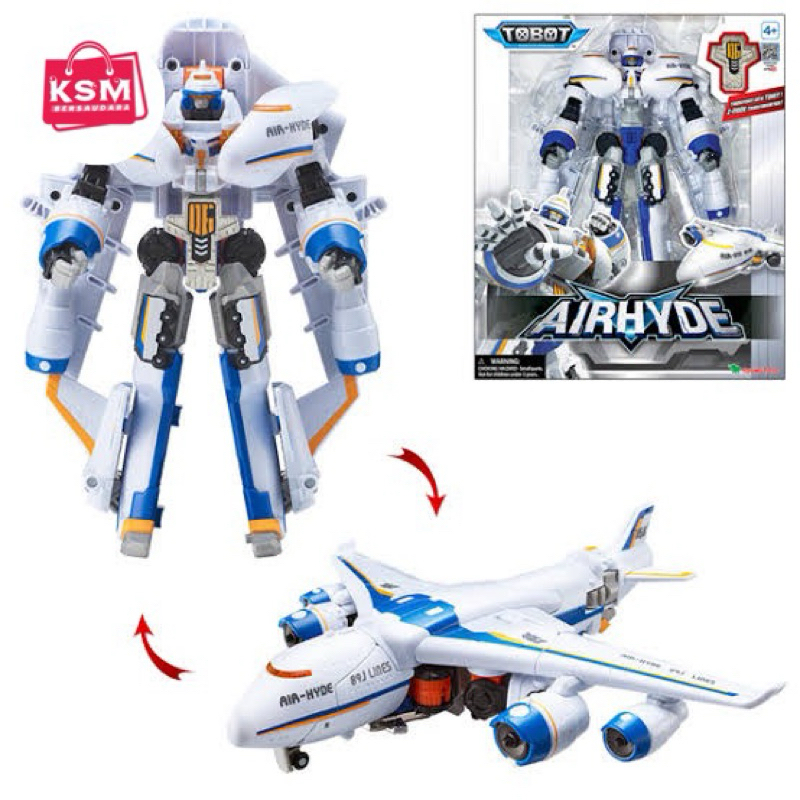 Jual YOUNG Toys Tobot GD Airhyde transformation Robot airplane Priginal ...