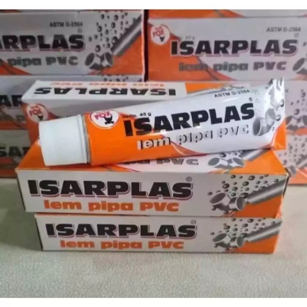 Jual Lem Pipa PVC ISARPLAS 40gr (1DUS isi 144Pcs) | Shopee Indonesia