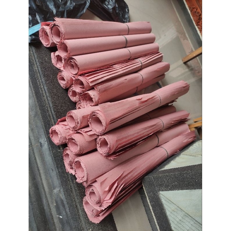 Jual KERTAS CASING 10 LEMBAR KERTAS MERAH SOFT 50gsm TERSEDIA ...