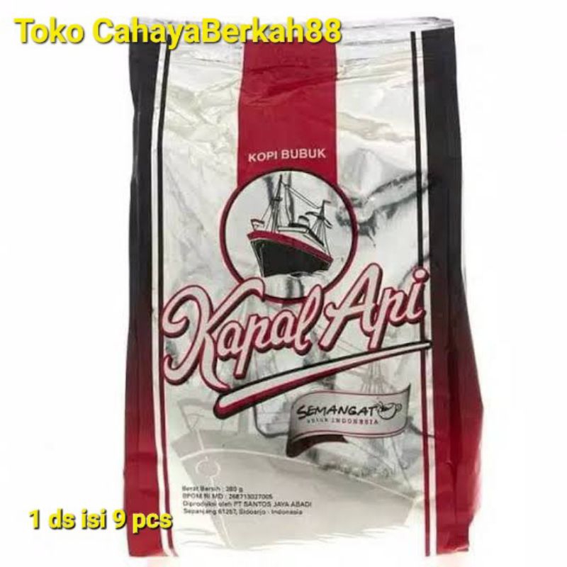 Jual Kopi Kapal Api Bubuk (Pahit) tanpa gula Silver 350 gr | Shopee ...