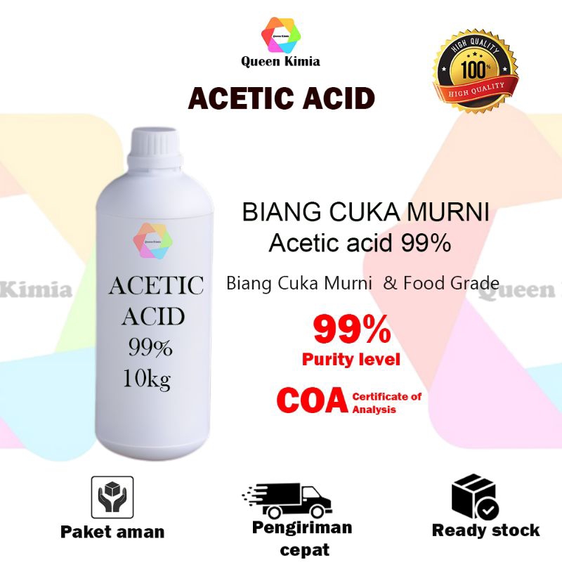 Jual Biang Cuka Murni 10kg Food Grade / asetat / Acetic Acid / Bibit ...