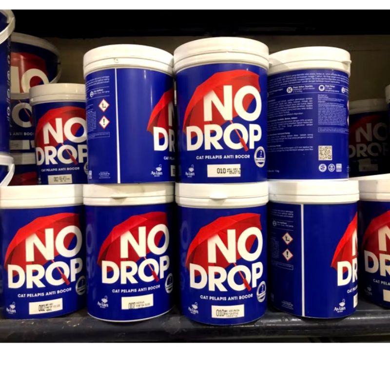Jual cat tembok no drop 1 kg | Shopee Indonesia