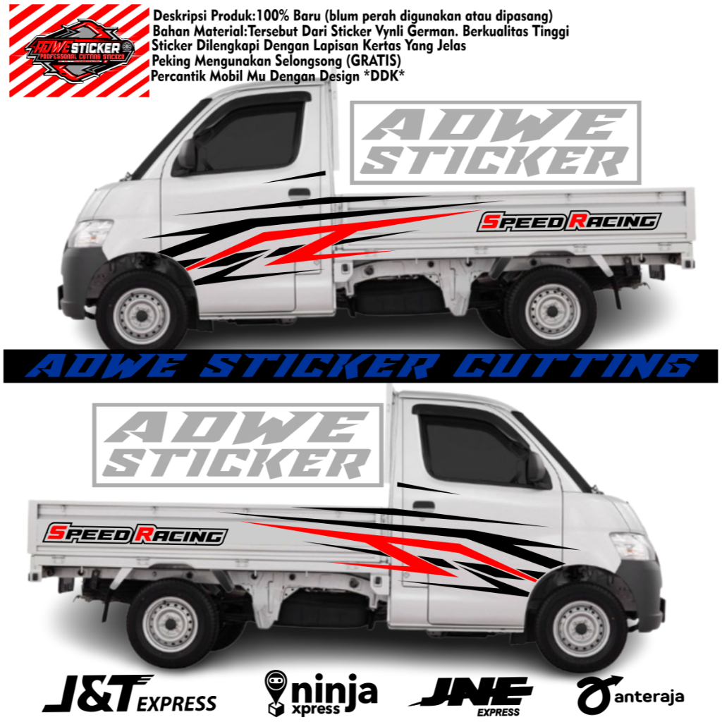 Jual Stiker mobil gran max sticker apv l300 sticker terbaru bira ...