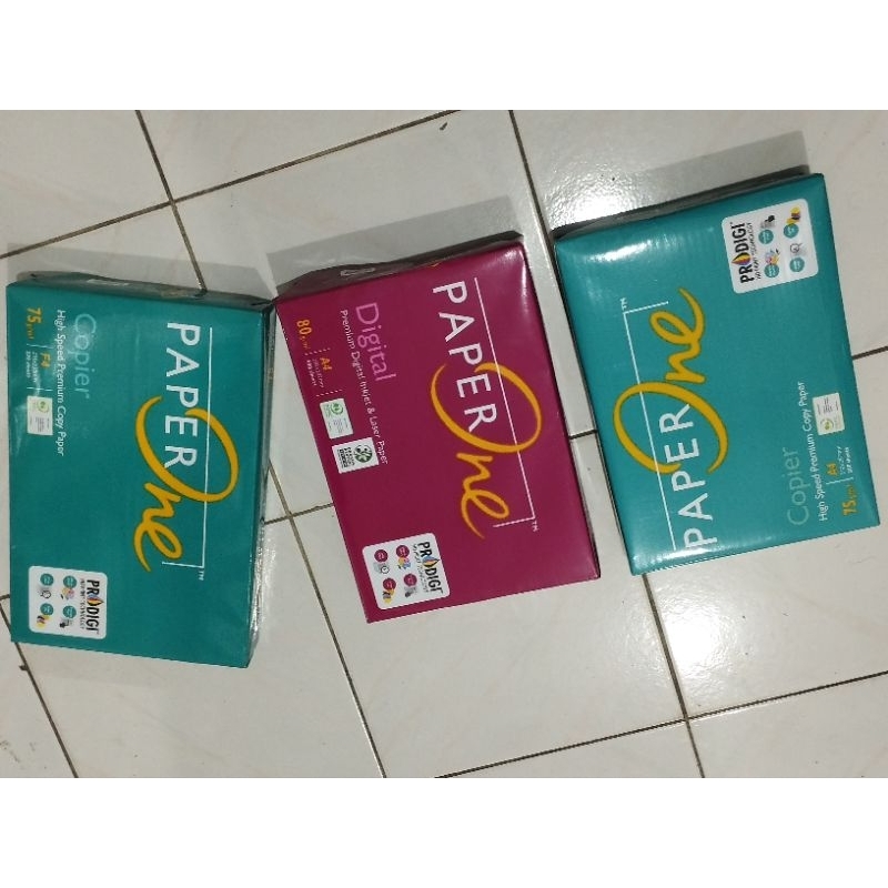 Jual KERTAS PAPER ONE A4/F4 75/80GSM | Shopee Indonesia