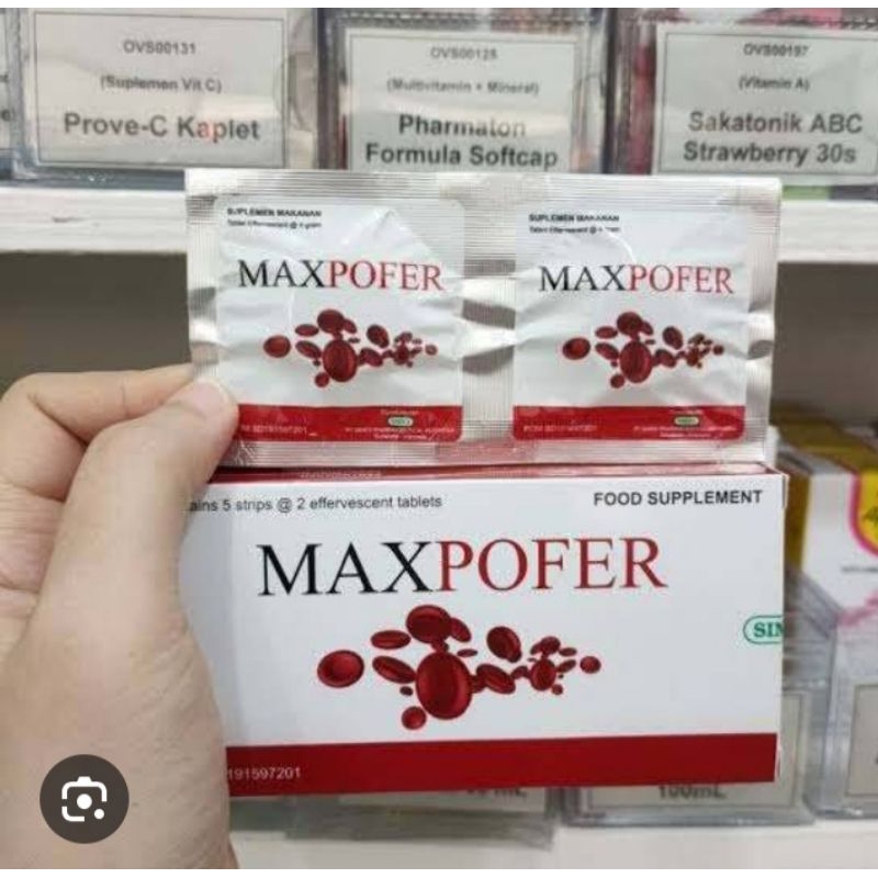 Jual MAXPOFER EFFERVESCENT BOX 10TAB | Shopee Indonesia