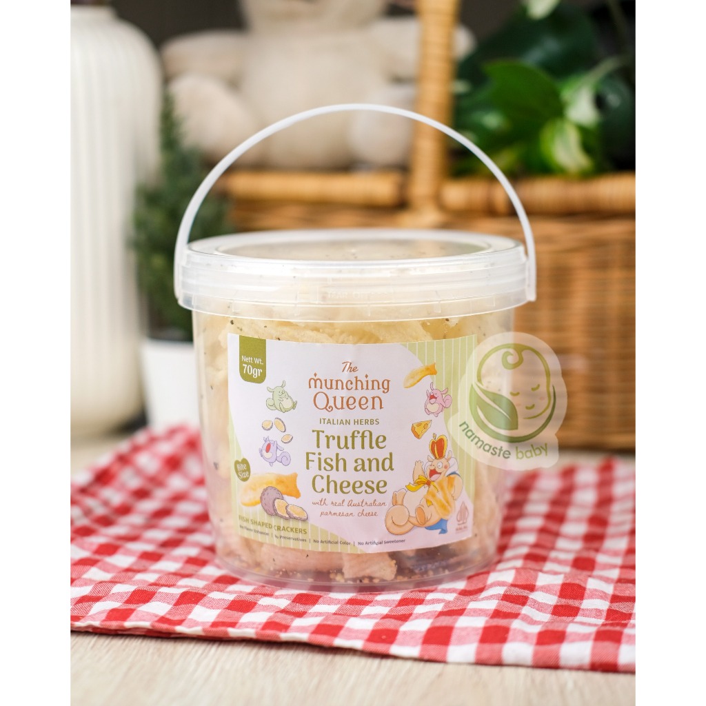 Jual MUNCHING QUEEN - TRUFFLE FISH AND CHEESE WITH ITALIAN HERBS 70GR ...