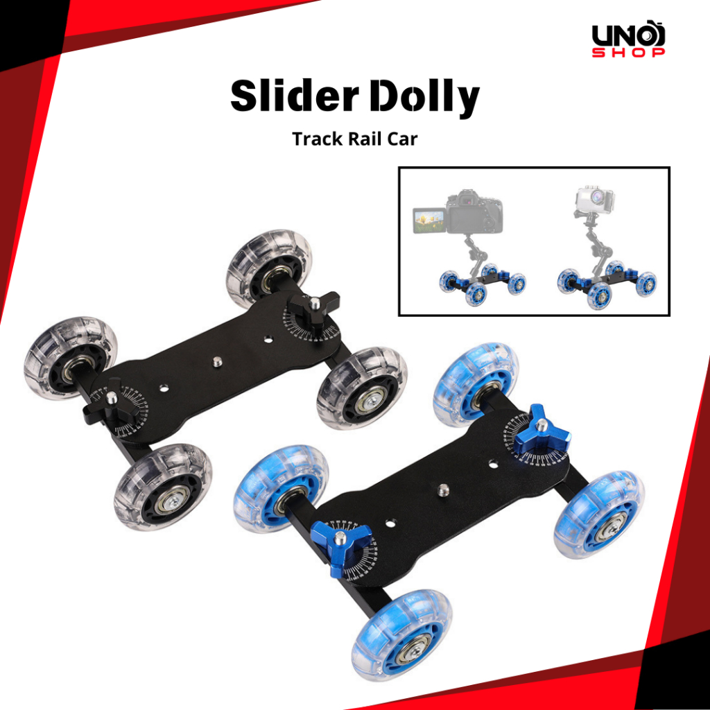 Jual Slider Dolly Track Rail Car - Dolly Slider Camera Car Stabilizer ...