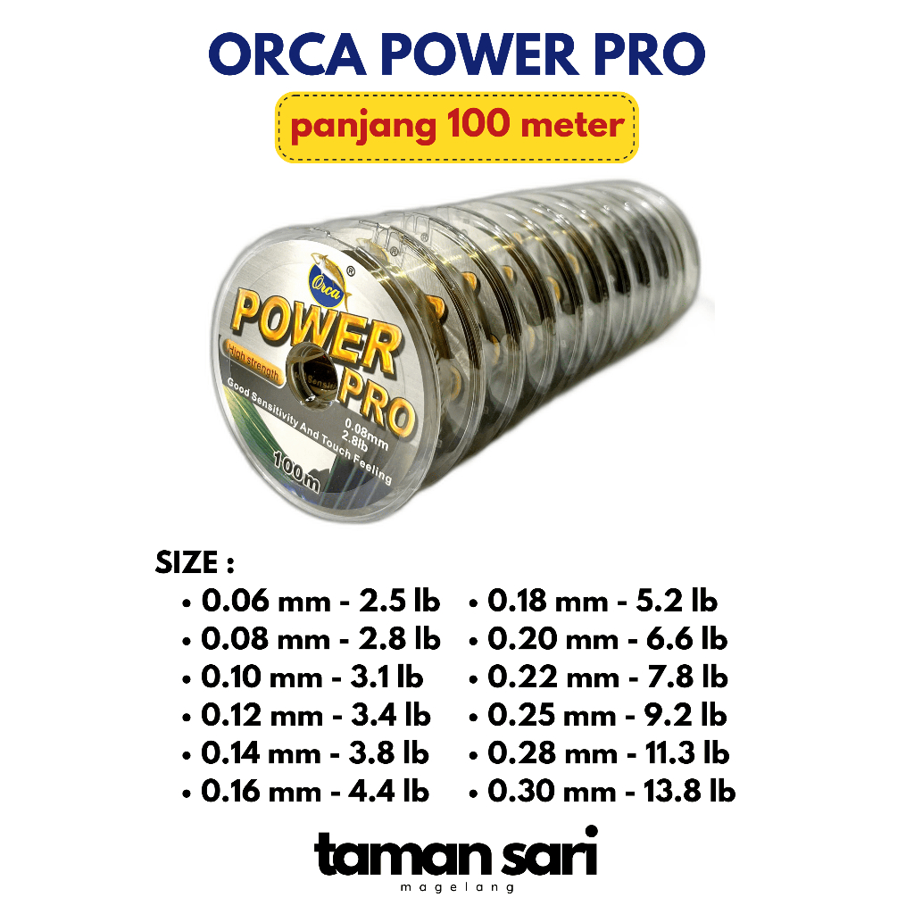 Jual Senar Orca Power Pro I Power Pro Mini | Shopee Indonesia