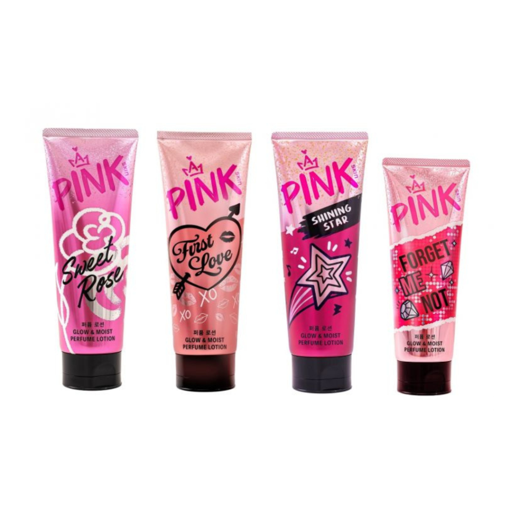 Jual Shinzui Pink Skin Glow & Moist Perfume Lotion 180ML | Shopee Indonesia