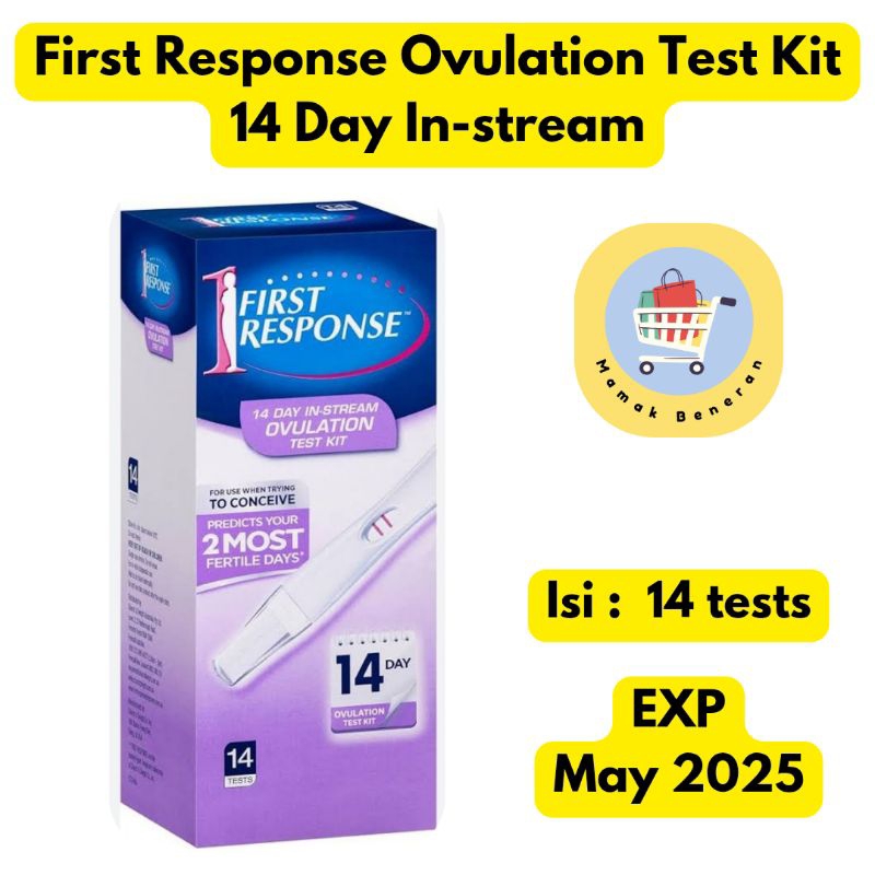 Jual First Response Ovulation Test Kit isi 14pcs / Alat tes masa ...