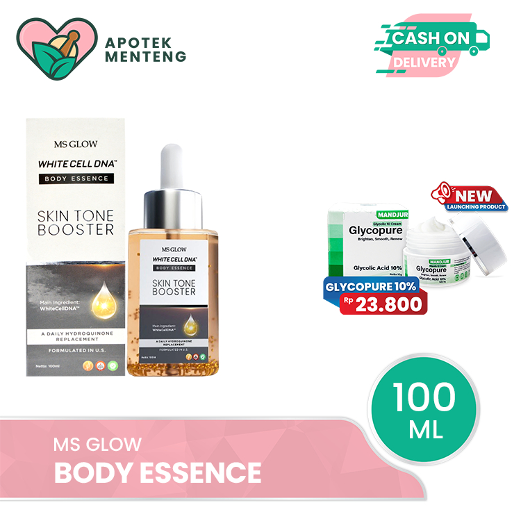 Jual Ms Glow Body Essence White Cell DNA 100 mL | Shopee Indonesia