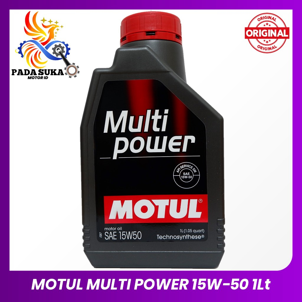 Jual MOTUL Oli Mesin Mobil Multi power 15W-50 1Lt ORIGINAL 100% ...