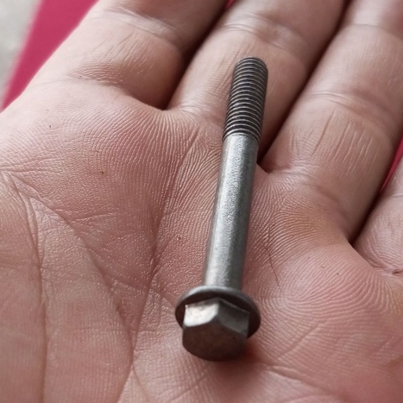 Jual BAUT Topi FLANGE Bolt M6x50mm baut CVT dan baut bak kopling ...
