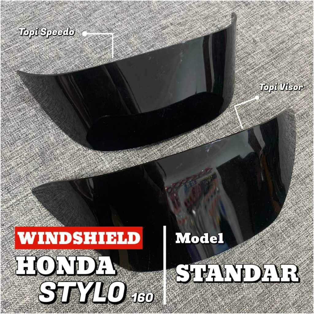 Jual WINDSHIELD VISOR TOPI LAMPU HONDA STYLO SEPASANG TOPI VISOR PLUS ...