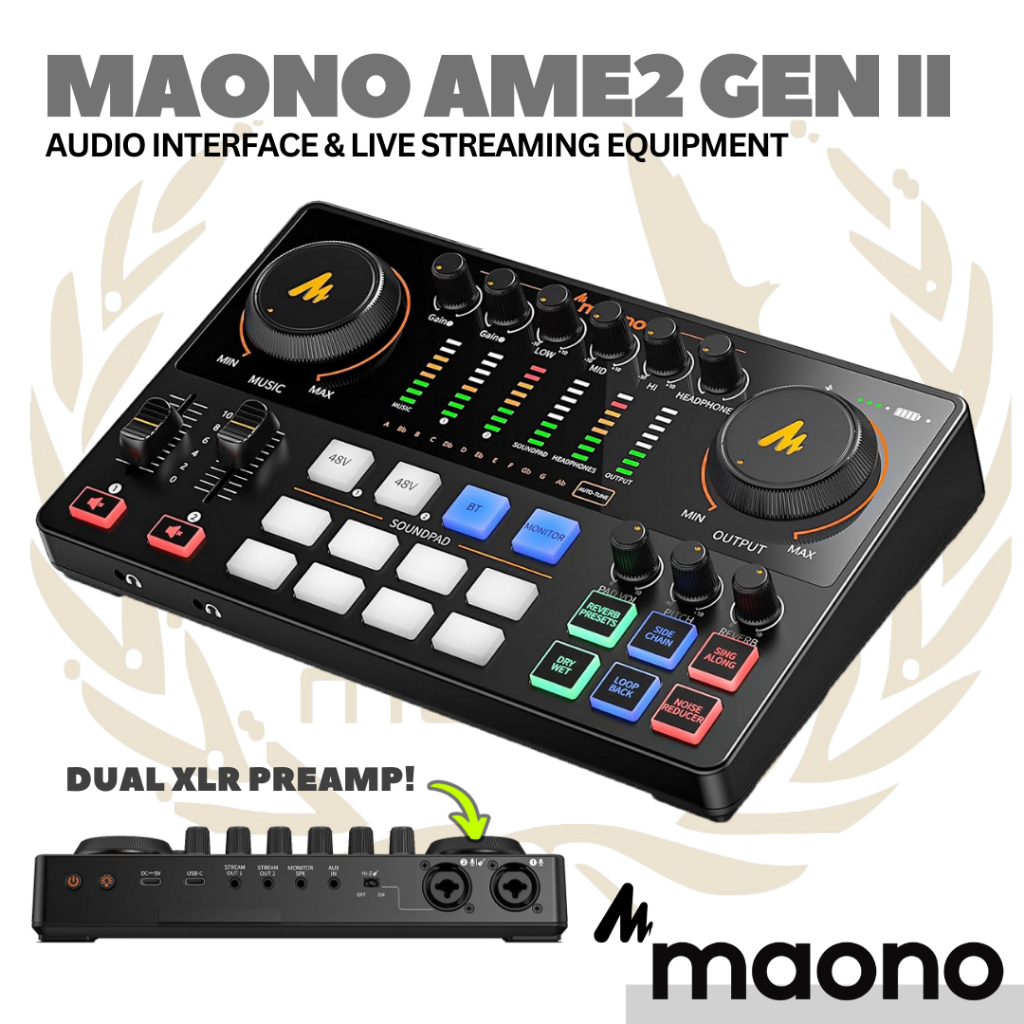 Jual MAONO AME2 Gen II Maonocaster Live Streaming & Portable Podcast ...