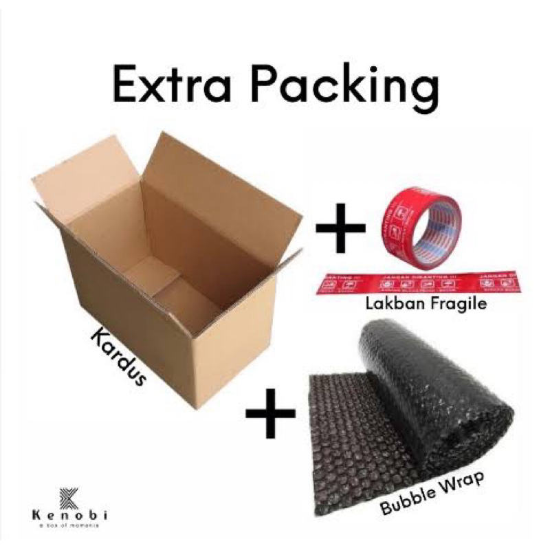 Jual EXTRA PACKING ( JUMBO )/TAMBAHAN DOUBLE BUBBLE WRAP JUMBO/PLASTIK GELEMBUNG HITAM/AGAR ...
