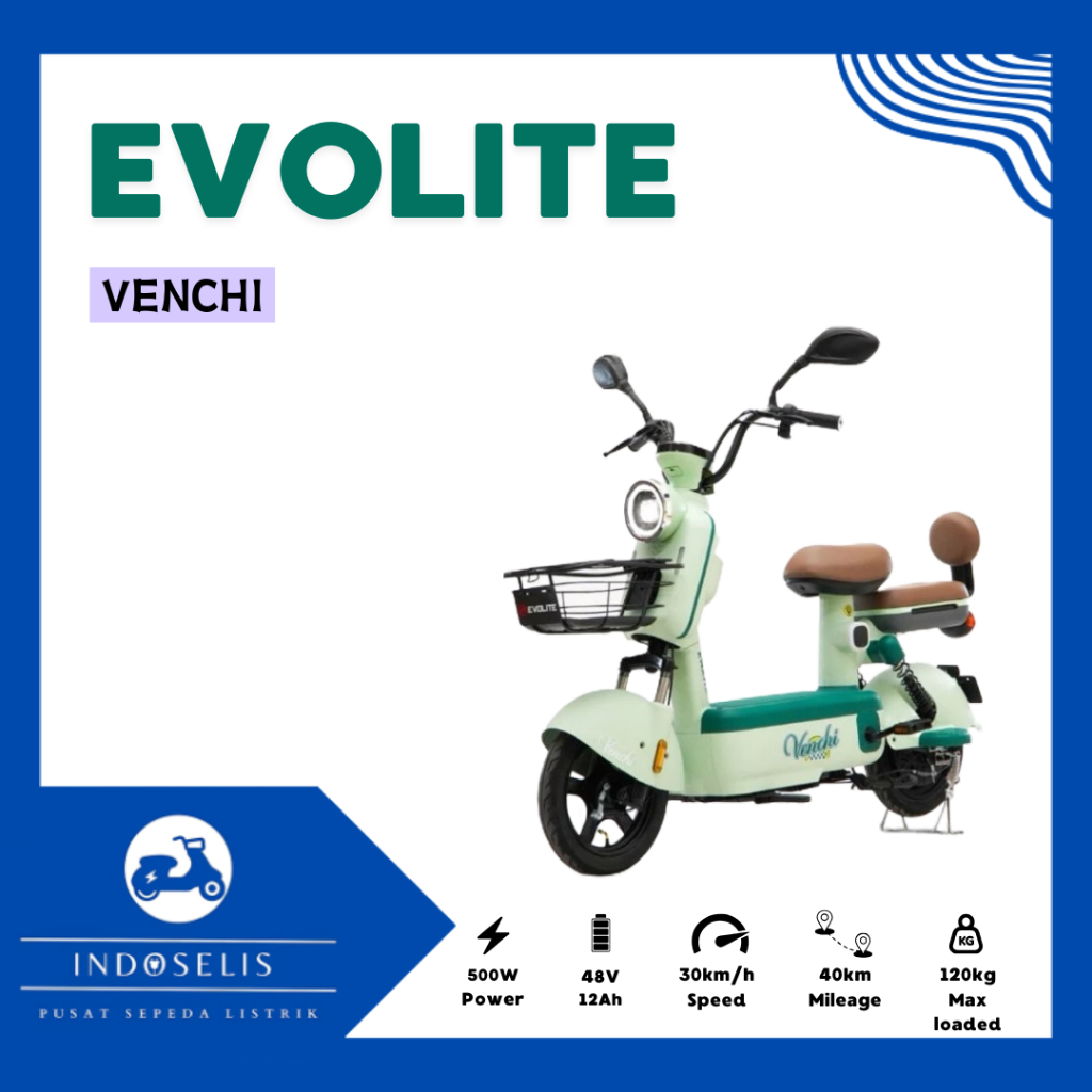 Jual Sepeda Listrik Sunrace Evolite Venchi 500 watt | Garansi Resmi ...