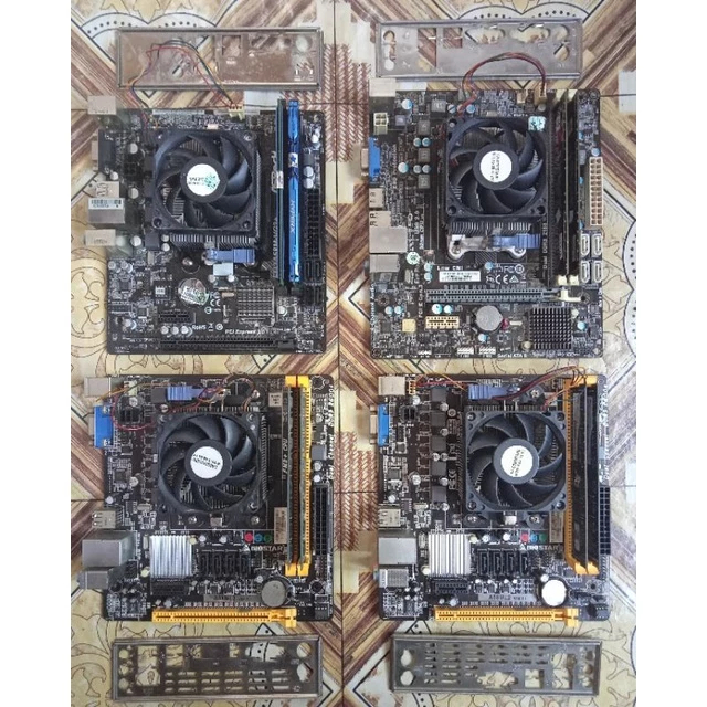 Jual PAKET Motherboard mobo AMD FM2 + Processor A6 6400 + RAM 8GB + Fan ...