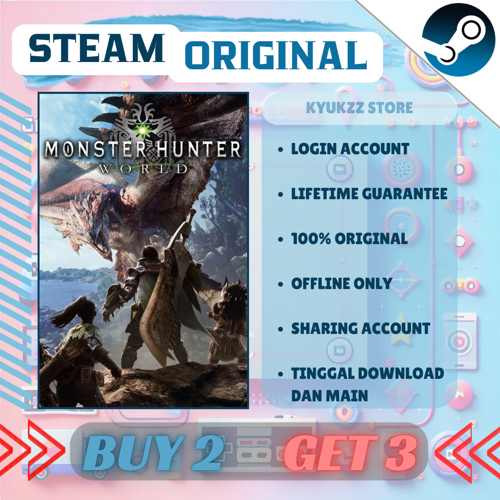 Jual Monster Hunter World GAME PC ORIGINAL | Shopee Indonesia