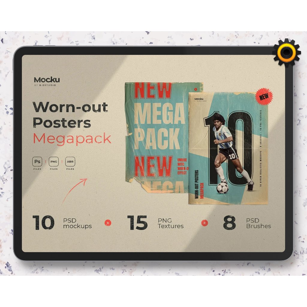 Jual Photoshop Template - Worn Out Posters Bundle | Shopee Indonesia