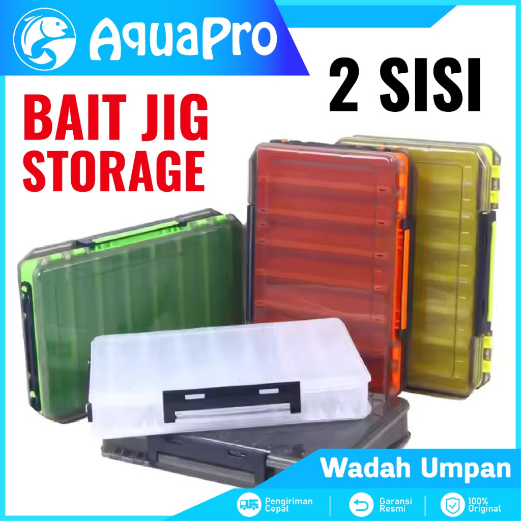 Jual Aquapro Kotak Penyimpanan Umpan Pancing Tahan Air Lure Box Kotak Pancing Waterproof Case ...