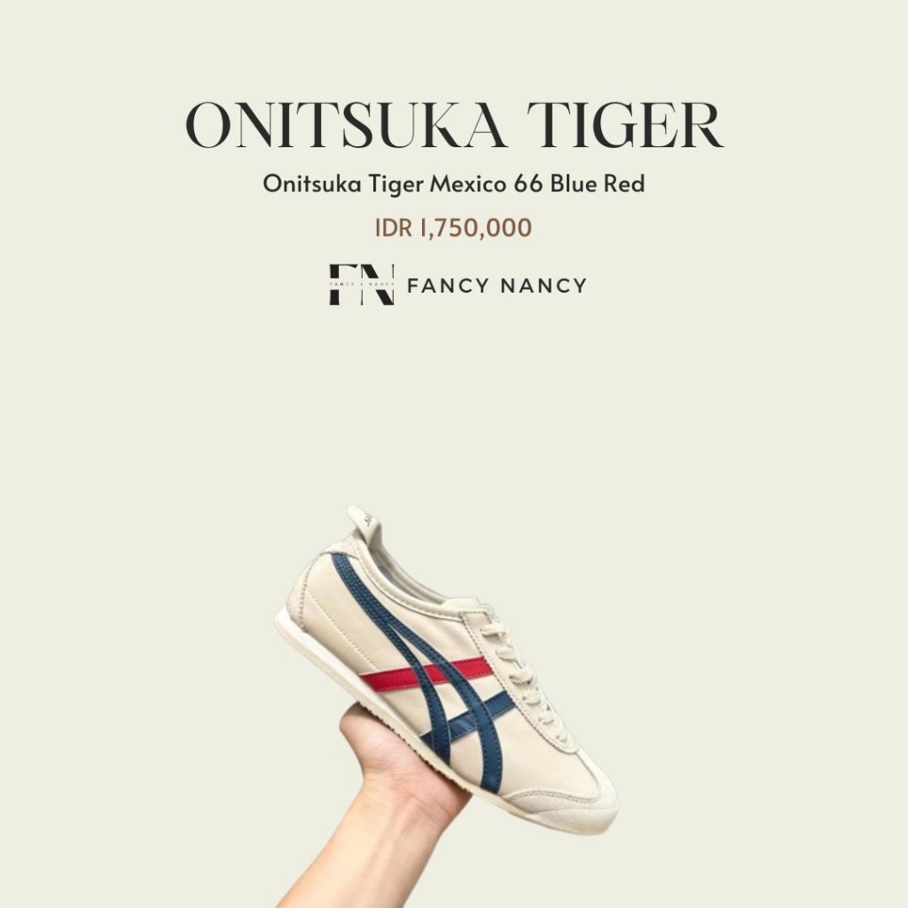 Jual Onitsuka Tiger Mexico 66 Blue Red | Shopee Indonesia