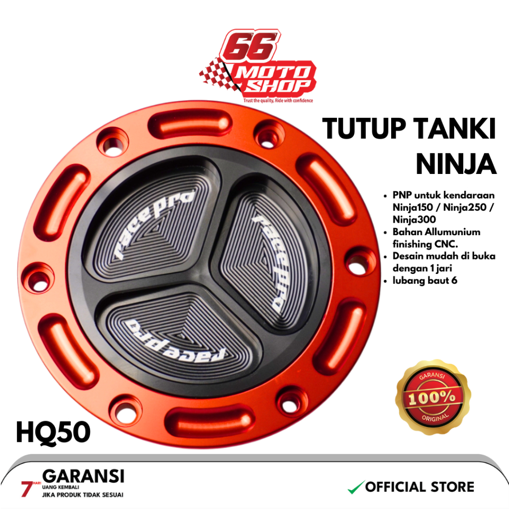 Jual FUEL TANK CAP (Ninja 250, Ninja 300) TUTUP TANGKI RACING RACEPRO ORIGINAL NO KW | Shopee ...